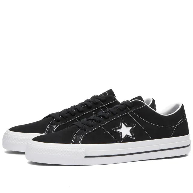 Converse One Star Pro Women's - Black, Black | 171327C | FOOTY.COM