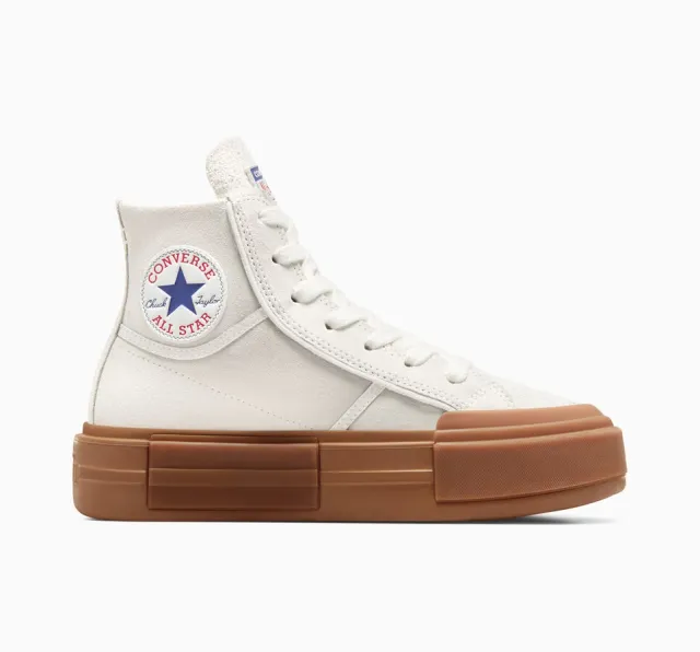 Converse Cruise Hi Trainers With Gum Sole In Cream-White | A09088C ...