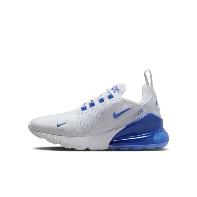 Nike navy & white air max 270 Youth trainers | 943345-118 | FOOTY.COM