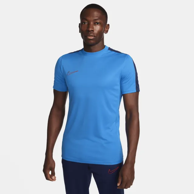 Nike Academy Men's Dri-FIT Short-Sleeve Football Top - Blue | DV9750 ...