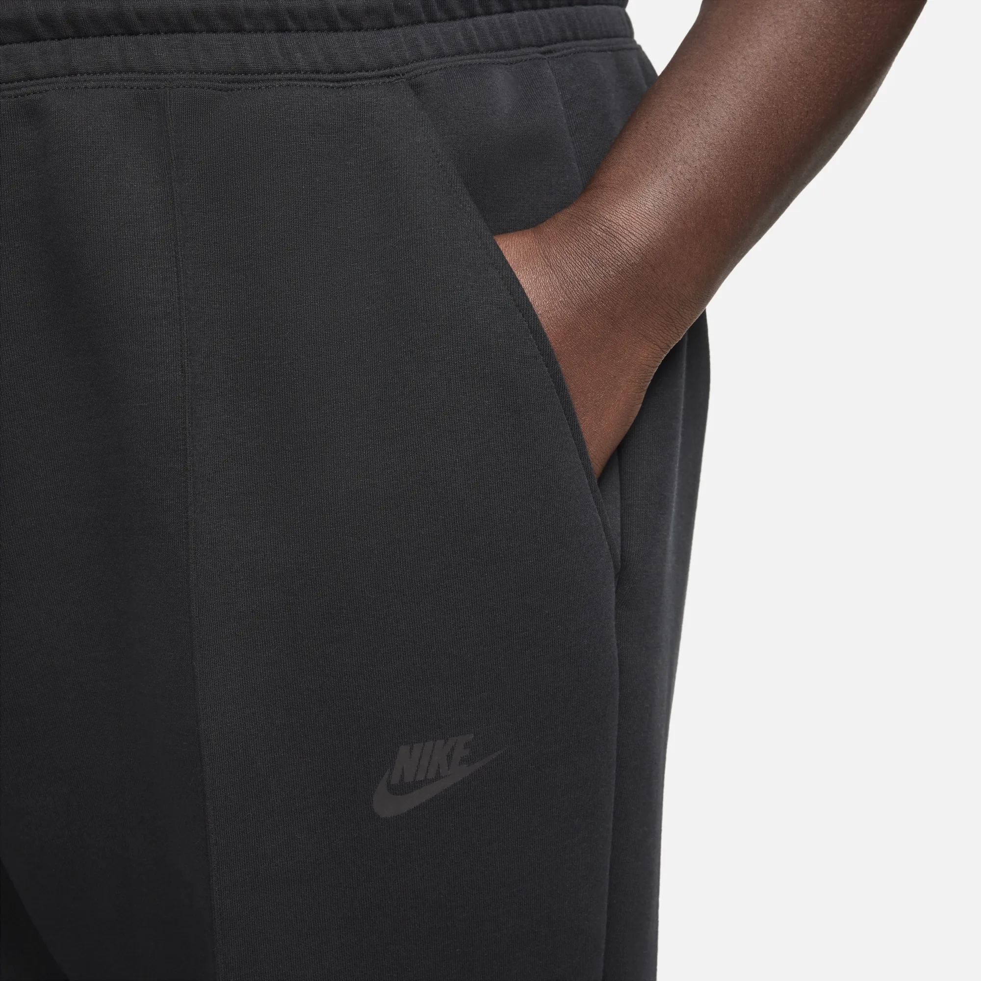 Nike Sportswear Tech Fleece Women's Mid-Rise Joggers - Black ...