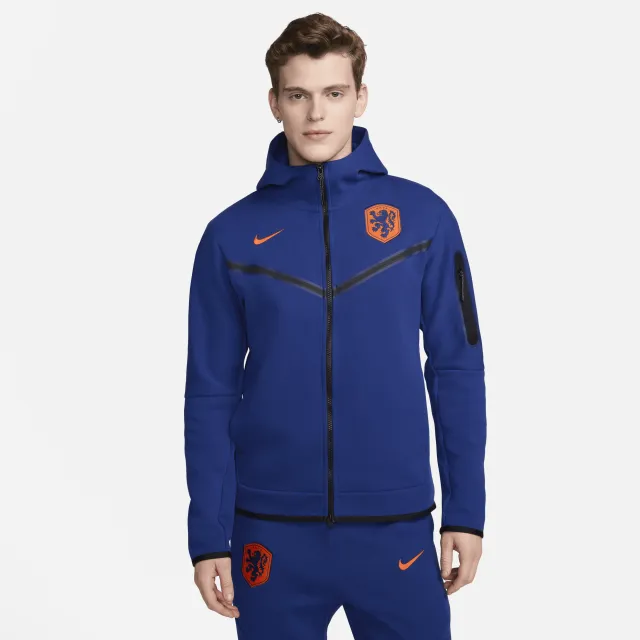 Netherlands Tech Fleece Windrunner Men's Nike Football Full-Zip Hoodie ...