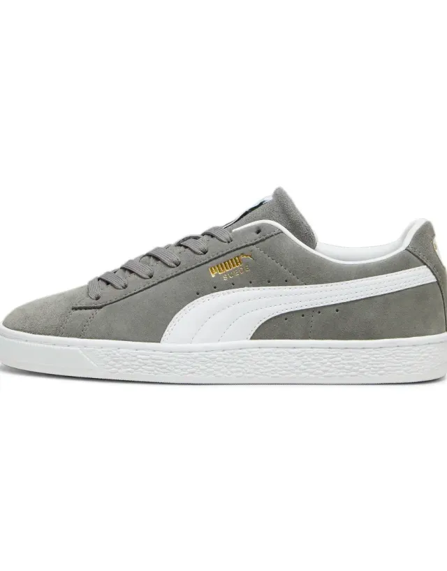 Suede Classic Cast Iron-Puma White - ['Grey'] | 399781_06 | FOOTY.COM