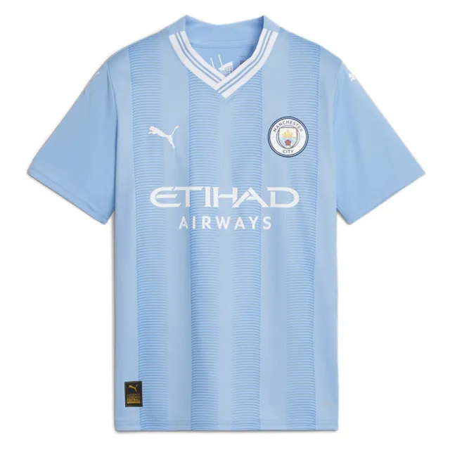 Puma Manchester City Kids SS Home Shirt 2023/24 | 770441_01 | FOOTY.COM