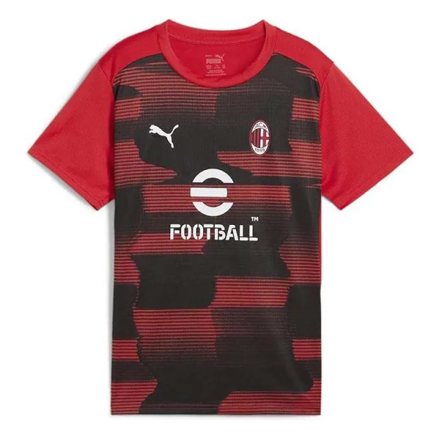 Puma AC Milan Kids SS Pre-Match Home Shirt 2024/25 | 777718_01 | FOOTY.COM