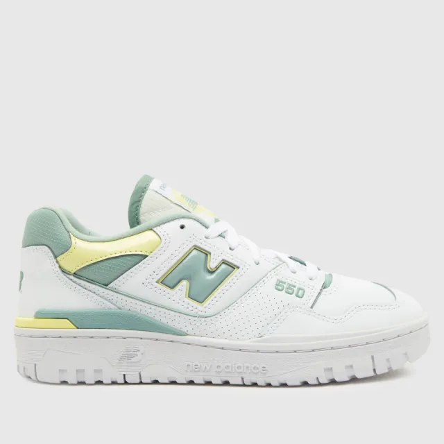 New Balance Women's 550 Leather Trainers | BBW550EA | FOOTY.COM