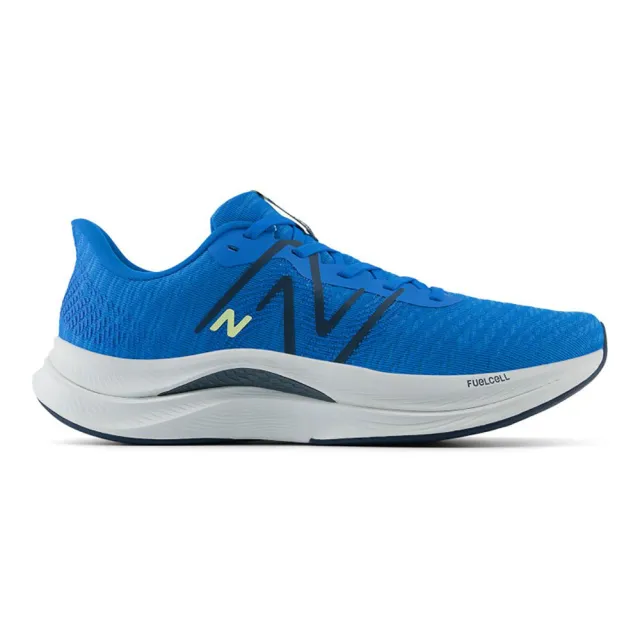 New Balance Men's FuelCell Propel v4 in Blue/Grey Synthetic | MFCPRCF4 ...