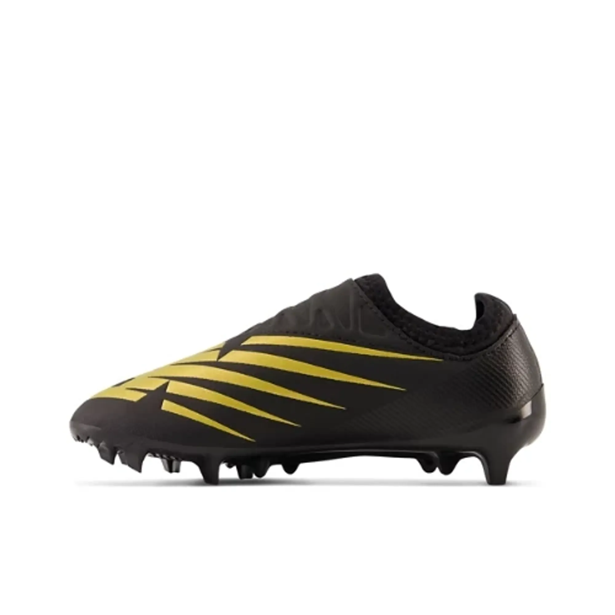 New Balance Kids' Furon v7 Dispatch Junior FG in Black/Yellow Synthetic ...