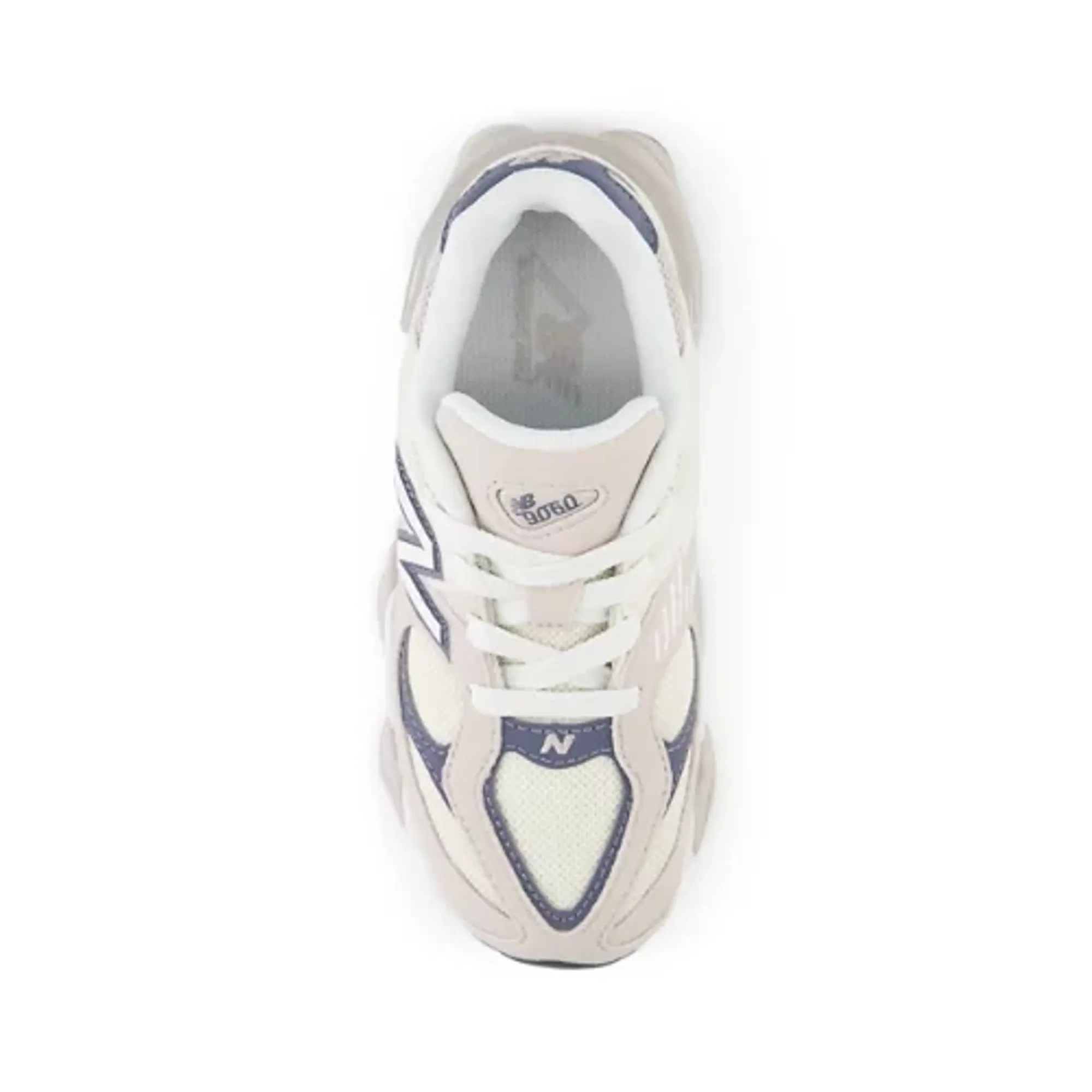 New Balance Kids' 9060 in Grey/Beige Synthetic | PC9060EB | FOOTY.COM