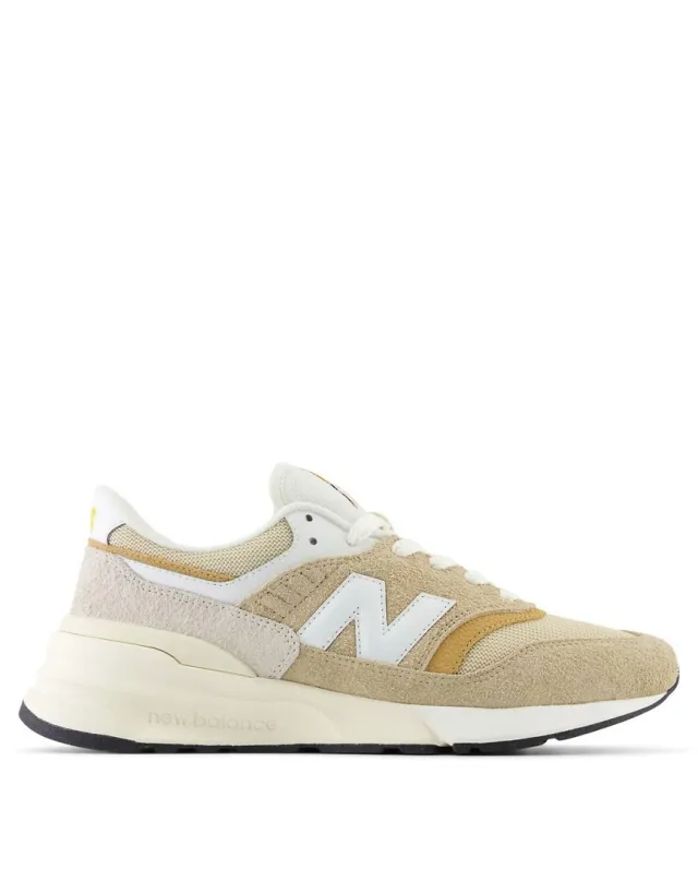 New Balance Unisex 997R in Brown/Beige Suede/Mesh | U997RMB | FOOTY.COM