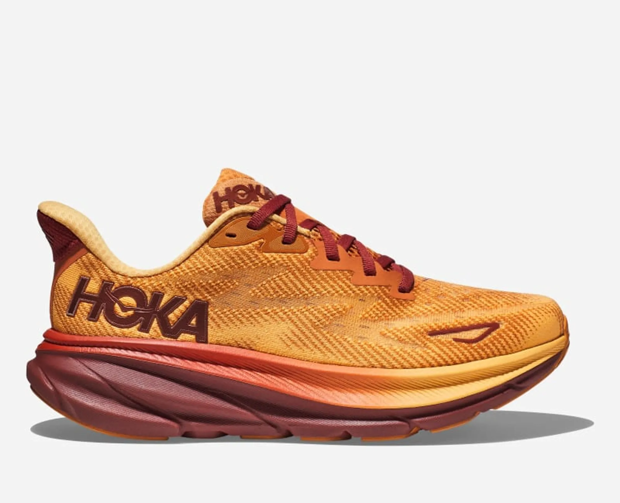 Hoka One One HOKA Women's Clifton 9 Road Running Shoes in Amber Haze ...