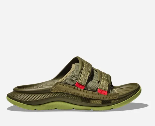 Hoka One One HOKA Ora Luxe in Avocado/Green Moss | 1134150-AGMS | FOOTY.COM