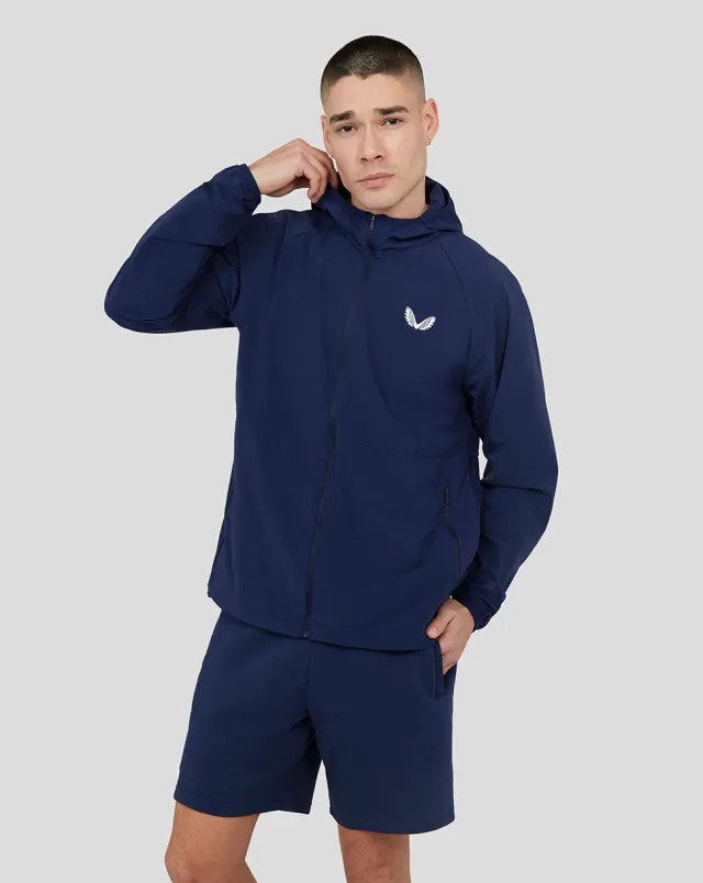 Castore Navy Cobalt Capsule Flyweight Jacket | CMA50001 | FOOTY.COM