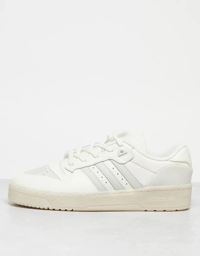 Adidas Originals Rivalry Low Trainers In White | IG6495 | FOOTY.COM