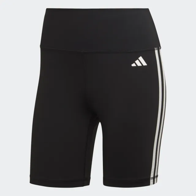 adidas Training Essentials 3 Stripes High Waisted Short Leggings ...