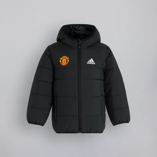 Manchester United x adidas Kids Essentials Padded Jacket Black | IL6073 ...