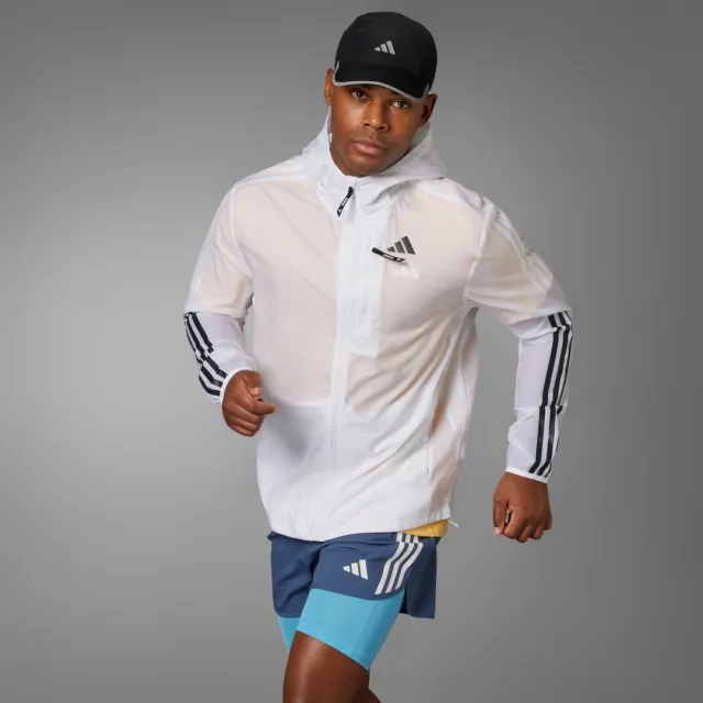 adidas Own The Run 3-Stripes Jacket | IQ3845 | FOOTY.COM