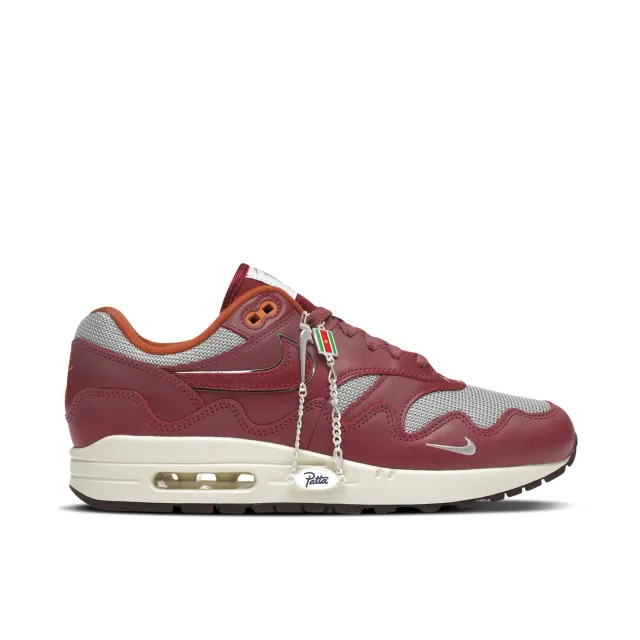 Patta X Nike Air Max 1 Waves Rush Maroon | DO9549-001 | FOOTY.COM