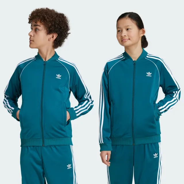 adidas Originals SST Track Top Junior - Legacy Teal | IY7452 | FOOTY.COM