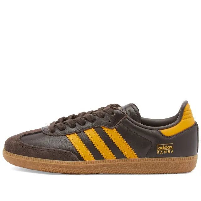 adidas Originals Adidas Samba OG Dark Brown/Preloved Yellow/Gum ...