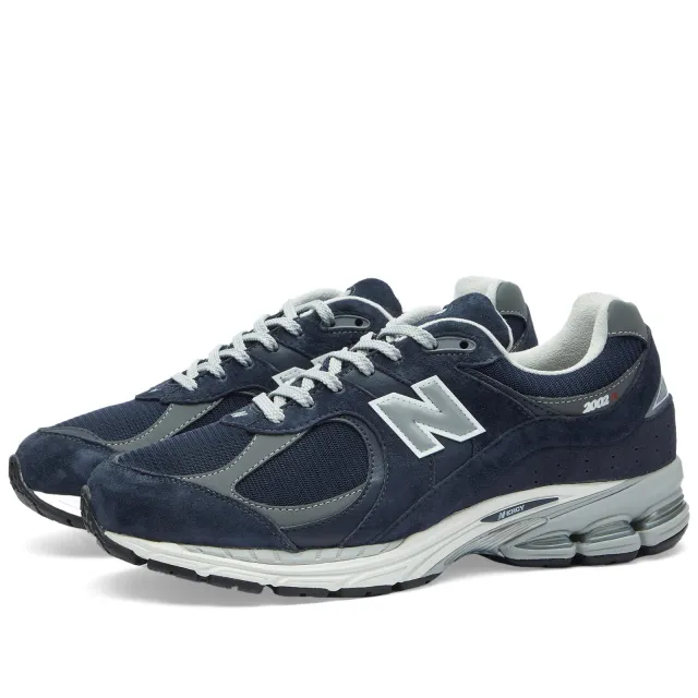 New Balance Men's 2002RX in Blue/Grey Suede/Mesh | M2002RXK | FOOTY.COM