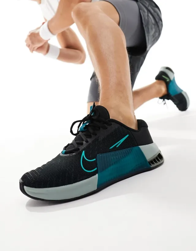Nike Training Metcon 9 Men's Trainer In Black And Teal | DZ2617-003 ...