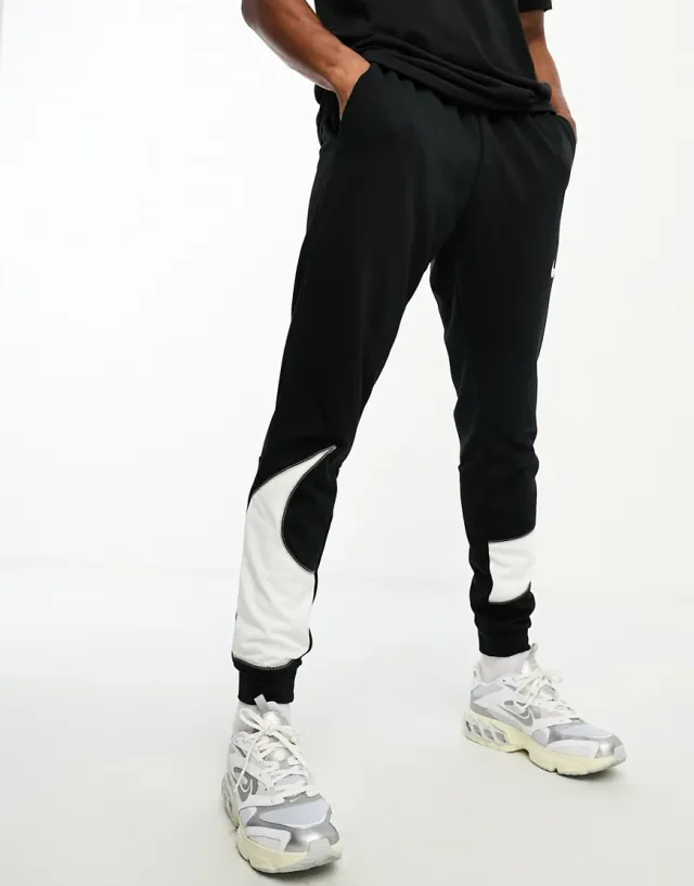 Nike Training Dri-Fit Energy Swoosh Taper Joggers In Black | FB8577-010 ...