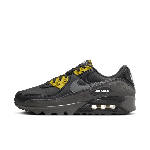 Nike Air Max 90 trainers in black and bronze | FB9657-001 | FOOTY.COM