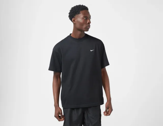 Men's Nike Solo Swoosh T-Shirt - Black, Black | CV0559-010 | FOOTY.COM