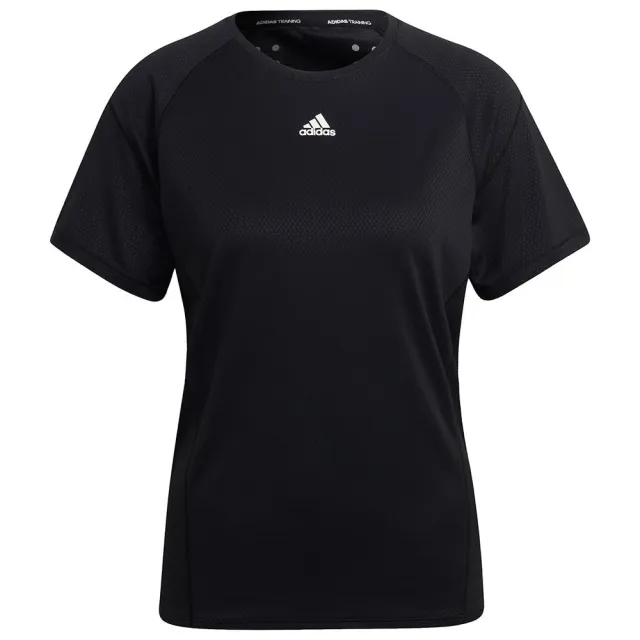 adidas Heat Transfer Train T-Shirt Womens - Black | HC2785 | FOOTY.COM