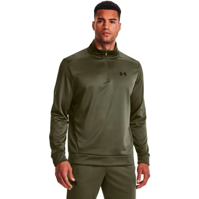 Under Armour Armour Fleece Half Zip Sweatshirt | 1373358-390 | FOOTY.COM