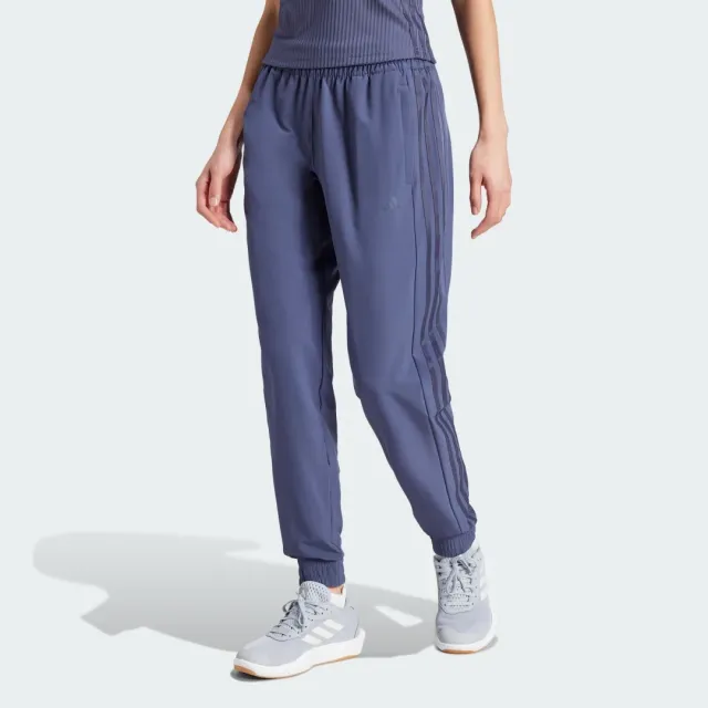 adidas Pacer All Gym 3-Stripes Woven Mid-Rise Joggers | IK5472 | FOOTY.COM