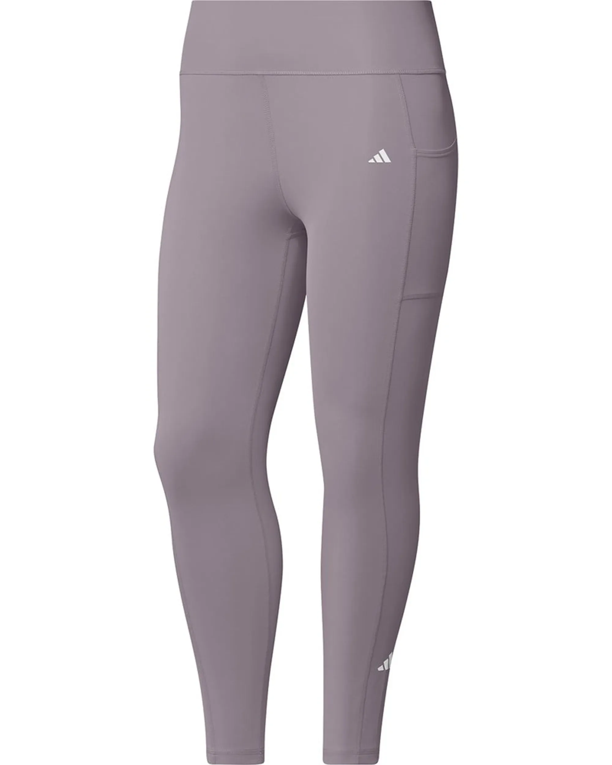Adidas Optime Hr Plus Leggings - Purple | IT9096 | FOOTY.COM