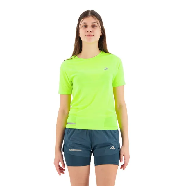 adidas Ultimattee Knit Running Top Womens - Yellow | IM1863 | FOOTY.COM
