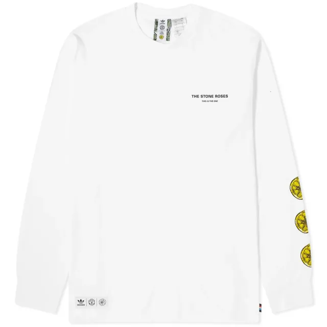 adidas Manchester United Stone Roses Long Sleeve T-Shirt | IP9192 ...