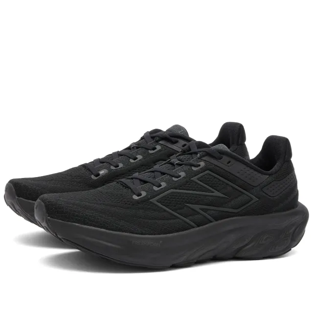 New Balance fresh foam x 1080 v13 trainers in black | M1080T13 | FOOTY.COM
