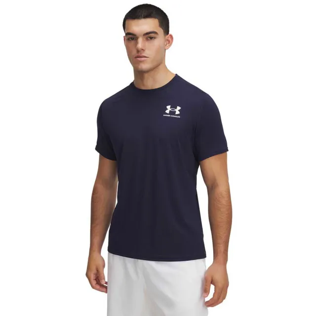 Under Armour Men's HeatGear® Fitted Short Sleeve Castlerock / White 3XL ...