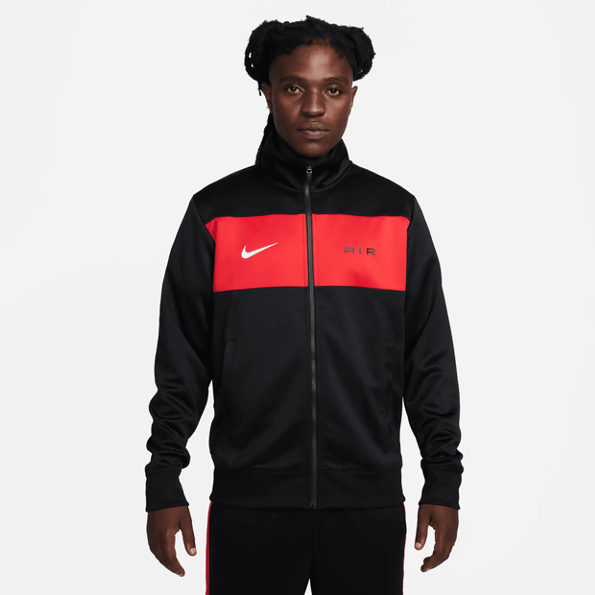 Nike Swoosh Men Track Tops - Black | FN7689-011 | FOOTY.COM