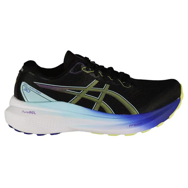 ASICS Gel-Kayano 30 Stability Running Shoe Women - Black, Neon Yellow ...