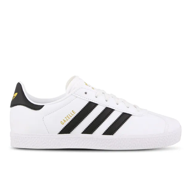 adidas Originals Gazelle Leather Junior - White | IF1853 | FOOTY.COM