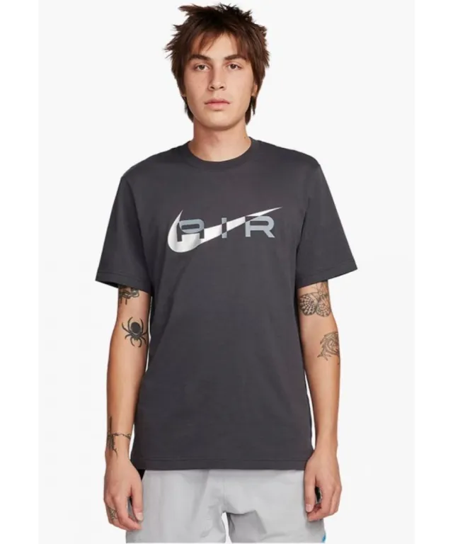 Nike Air Mens Graphic T Shirt in Charcoal Jersey | FN7704-060 | FOOTY.COM