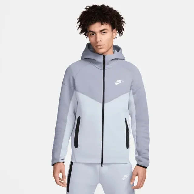 Nike Tech Fleece Windrunner Full Zip Hoodie - Blue - Size S - Blue ...