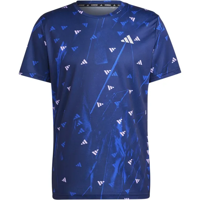 Adidas Run It Bl Short Sleeve T-shirt - Blue | IN0068 | FOOTY.COM
