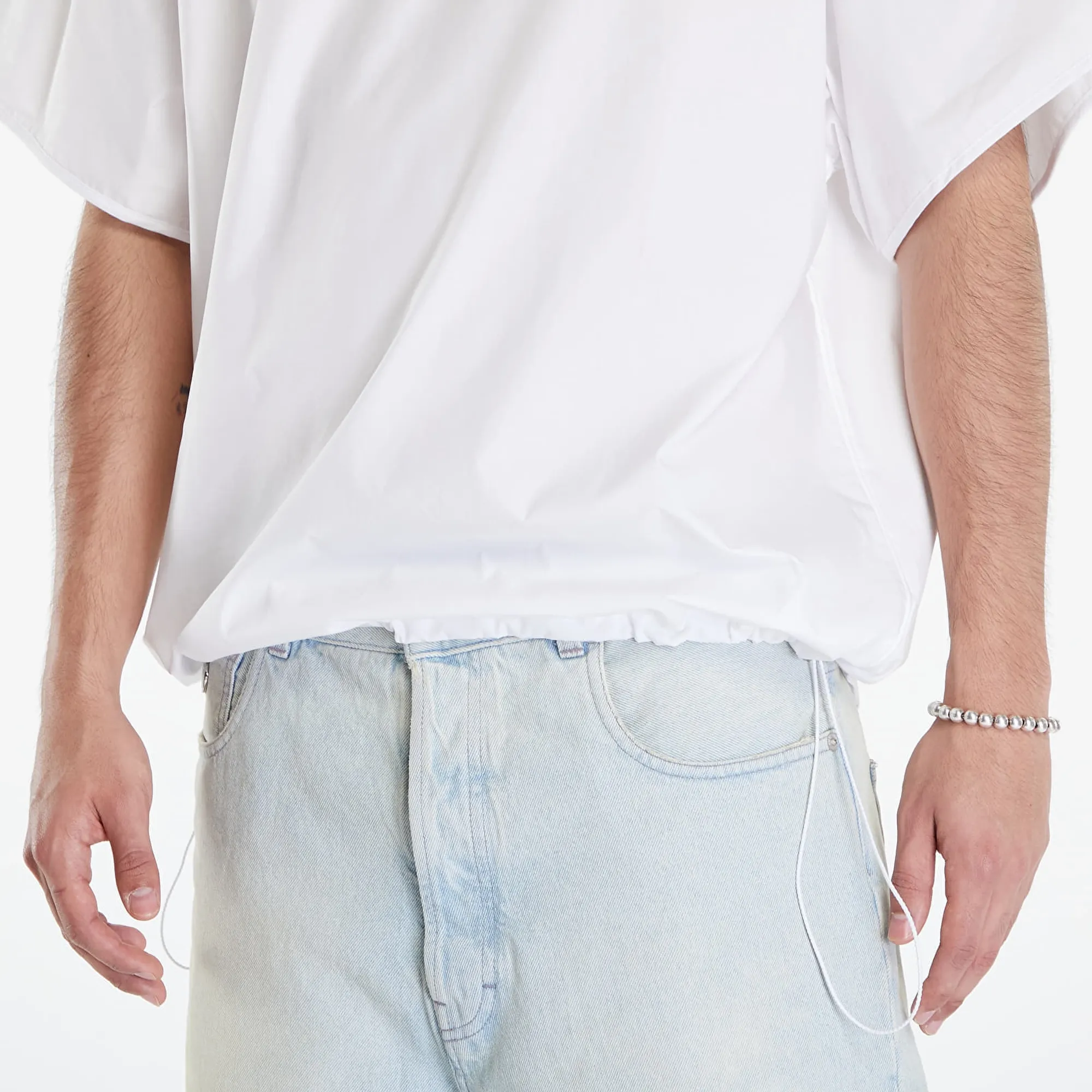 adidas Originals T-Shirt Adidas X Wales Bonner Poplin Top White Xl ...