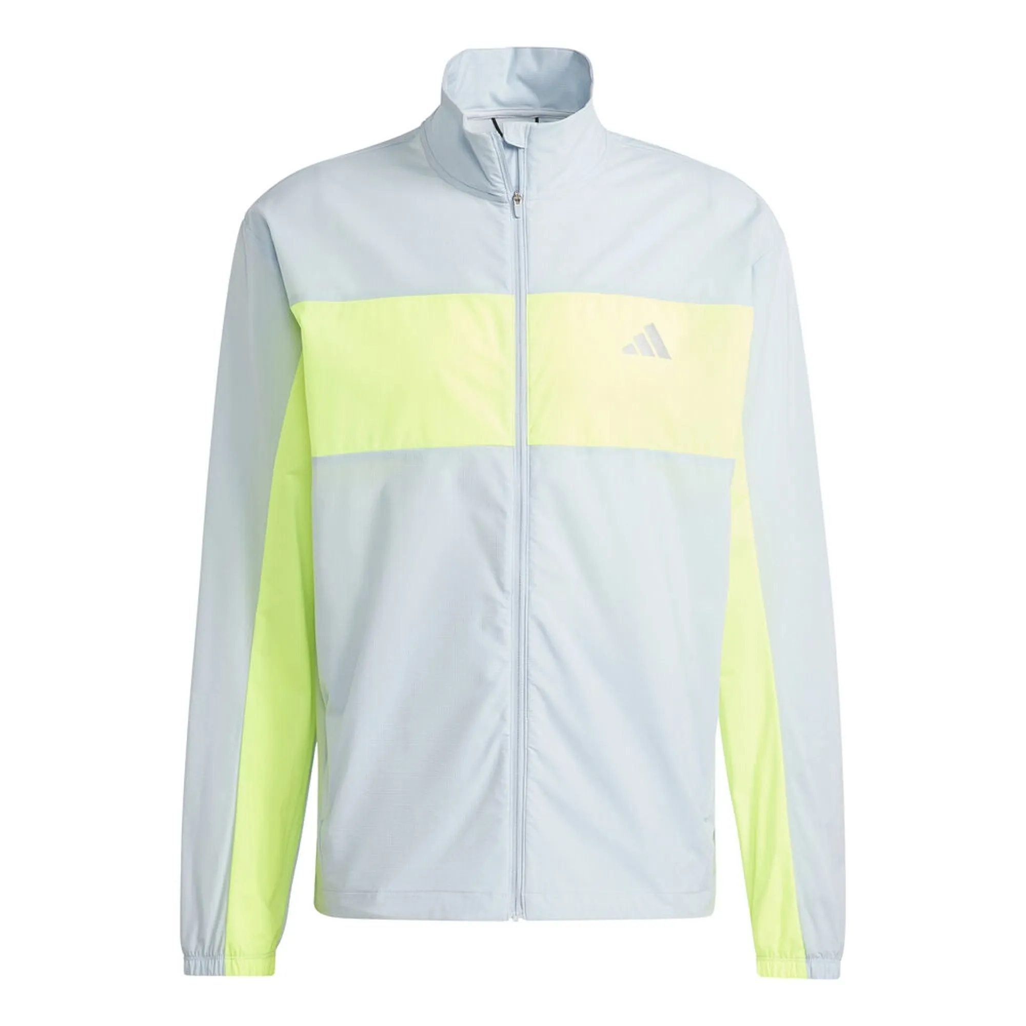 adidas BTN Running Jacket Men - Light Blue, Neon Yellow | IM1732 ...