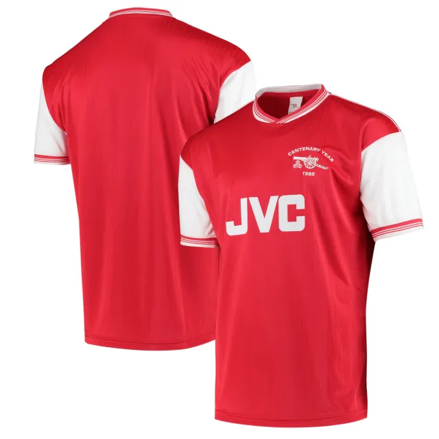 Score Draw Arsenal 1985 Centenary Retro Football Shirt Men's Red ...