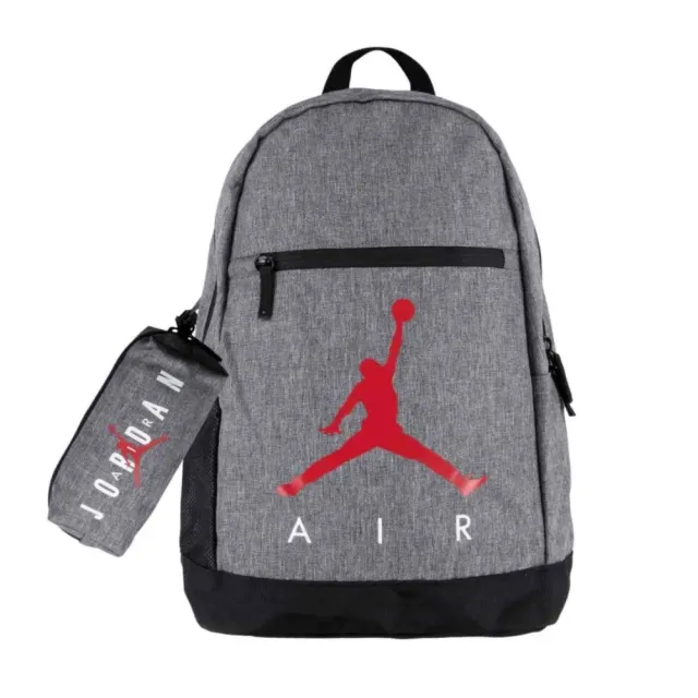 Nike Jordan Jordan Air Backpack With Pencil Case - Grey - Size ONE SIZE ...
