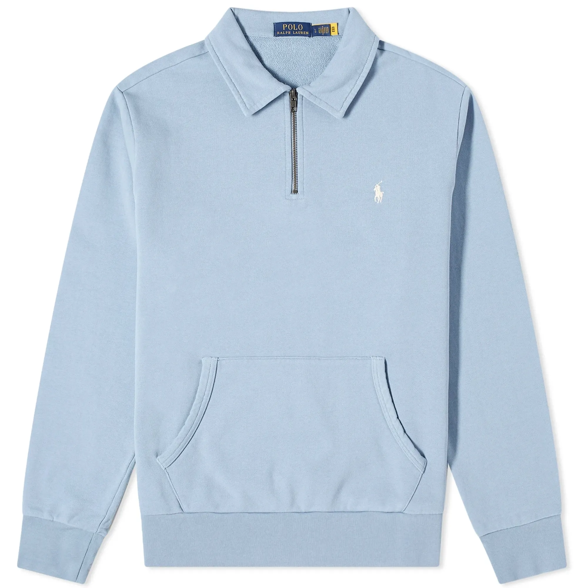 Polo Ralph Lauren Men's Loopback Half Zip Sweat Channel Blue ...