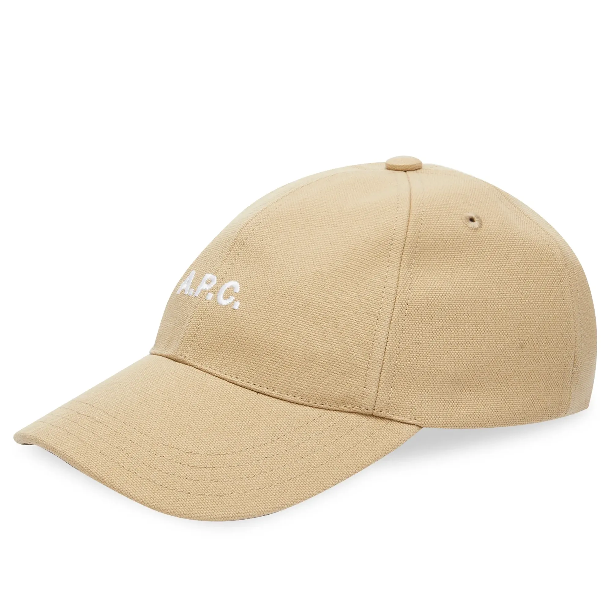 Crocs A.P.C. Men's Charlie Logo Cap Dark Beige | COCPR-M24069-BAC ...
