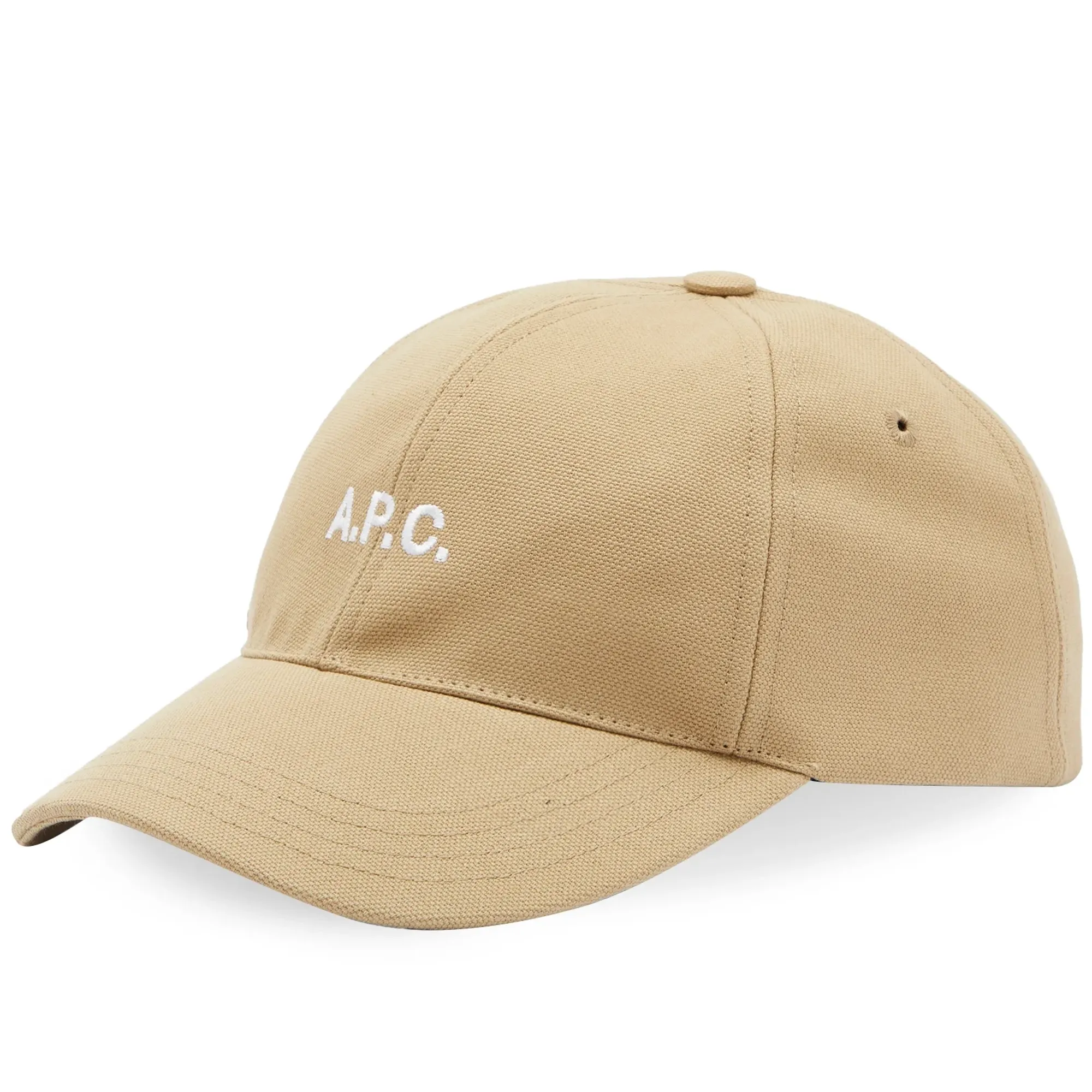 Crocs A.P.C. Men's Charlie Logo Cap Dark Beige | COCPR-M24069-BAC ...